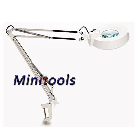 Desktop Clip 30 Led Lights 10x 15x 20x Magnifying Glass Table Magnifier For Reading Repairing