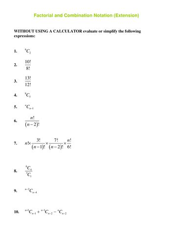 A Level Maths C2 Binomial Expansion Worksheets By Srwhitehouse