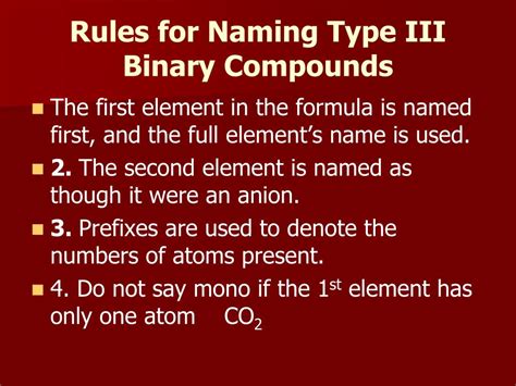 Ppt Naming Type Iii Compounds Powerpoint Presentation Free