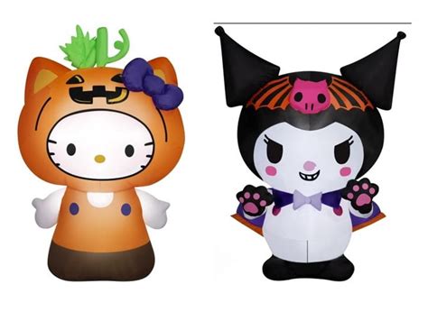 Ultimate Halloween Kuromi And Hello Kitty Inflatable Sanrio Airblown