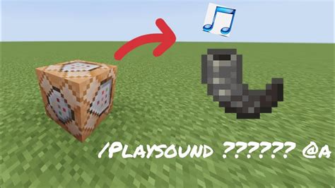 How To Play Horn Sounds With The Playsound Command 1 21 Mcpe Youtube