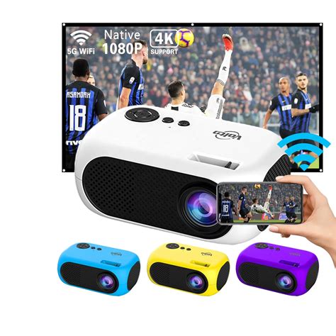 4k Smart Projector Quad Core Android 90 5g Wifi Led 8k Video Full Hd 1080p Led Home Theater