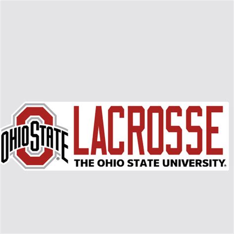 Ohio State Lacrosse Outside Decal College Traditions