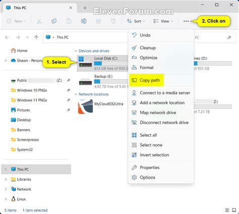 Add Or Remove Copy As Path Context Menu For Drives In Windows 11 Windows 11 Forum