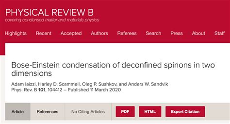Paper Published Bec Of Deconfined Spinons In 2d Adam Iaizzi Phd （易亞丹）