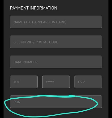 What Is Pcn Im Trying To Order But This Field Got Me Stuck In The