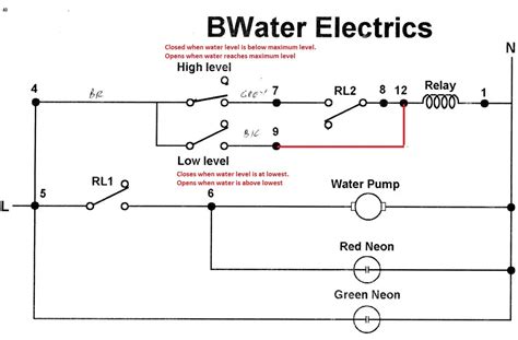 Float Switch Schematic Diagram