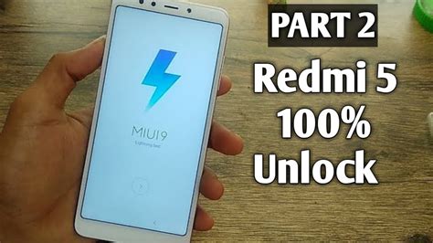 Redmi 5 Frp Unlock Google Account Unlock 100 NEW Part 2 YouTube