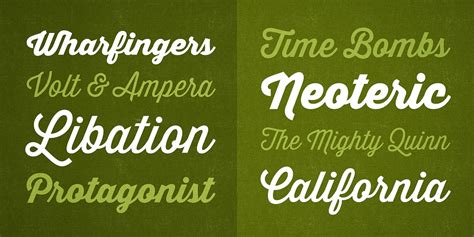 thirsty script font