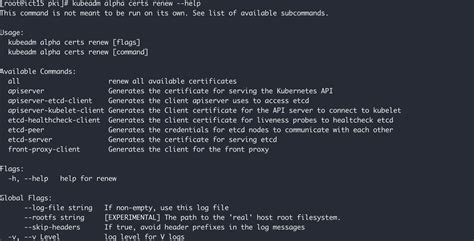 更新kubernetes 过期证书 · Hgfkeep