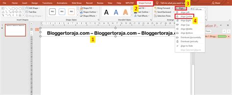 Cara Membuat Tulisan Berjalan Bergerak Di PowerPoint Blogger Toraja