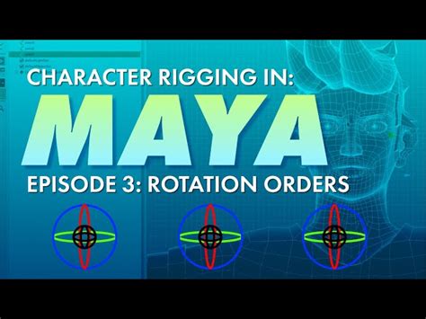 Free Video Character Rigging In Maya Fixing Rotation Orders Episode 3 From Dikko Class
