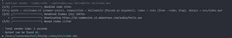 No Audio When Rendering Mp4 With H264 Codec Issue 1877 Remotion