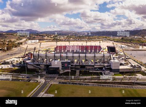 The New Snapdragon Football Stadium In San Diego California Stock