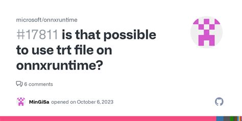Is That Possible To Use Trt File On Onnxruntime · Issue 17811
