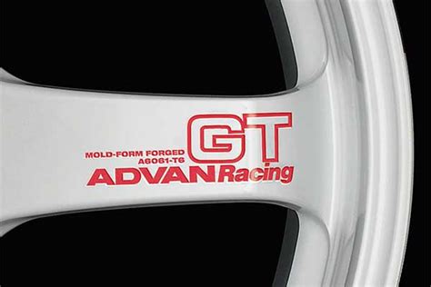 Advan Wheels Stickers