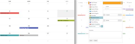 Schedule Component Javascripthtml5 And Jquery Ignite Ui