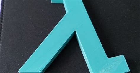 Half Life Lambda Logo Por Coco Bandicoot Descargar Modelo Stl