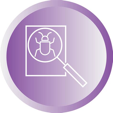 Beautiful Detect Bug Vector Line Icon 17483833 Vector Art At Vecteezy