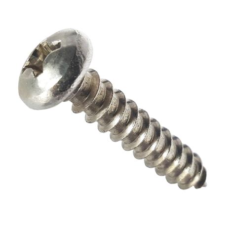 #8 x 1/4" Pan Head Sheet Metal Screws, Full Thread, Phillips Drive ...
