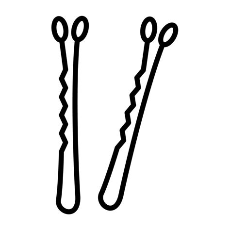 Bobby Pins Icon Suitable For A Wide Range Of Digital Creative Projects