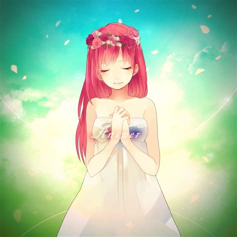 Аниме девочка с сердечком Zefirka Club фото и картинки