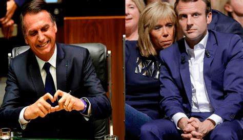 Jair Bolsonaro Habla Sobre El Supuesto ‘insulto A Brigitte Macron Emmanuel Macron Brasil