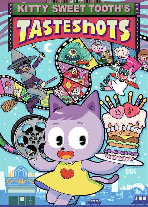 Иллюстрация Сладкоежка в стиле детский комикс компьютерная
