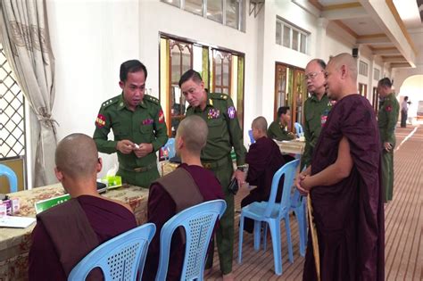 မော်လမြိုင်မြို့ရှိ မဟာမြိုင်ပရိယတ္တိစာသင်တိုက်ရှိ သံဃာတော်များအား ကျန်းမာရေးစောင့်ရှောက်မှုလုပ