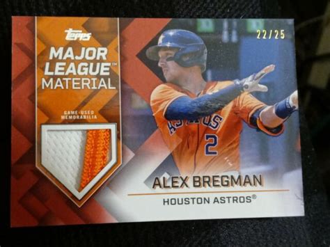 2022 Topps Update Series Major League Material Red Mlm Ab Alex
