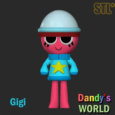 Stl File 3d Dandys World Gigi Stl 3d Character Fanart 🗺️ Obj・model