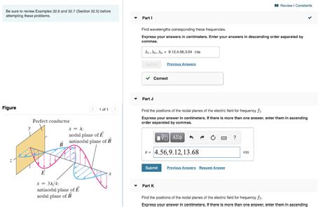 solved a review constants be sure to review examples 32 6