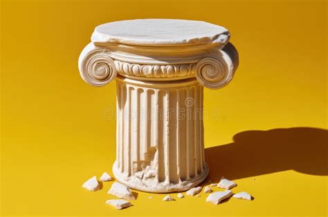 Crumbling Ionic Column Stock Illustrations 1 Crumbling Ionic Column