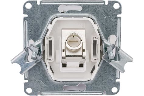 Компьютерная розетка Systeme Electric Atlasdesign Белый Rj45 кат 6a