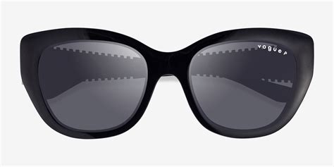 Vogue Eyewear Vo5567s Cat Eye Black Frame Prescription Sunglasses