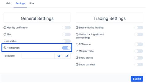 How To Enable Disable Notifications For A Trader