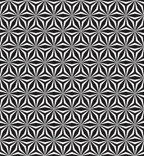 Premium Vector Seamless Black White Geometric Pattern