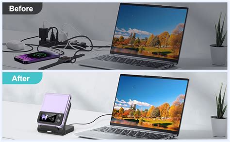 Amazon Com For Samsung Galaxy Z Flip Wireless Charger Galaxy Z Flip Wireless Charging