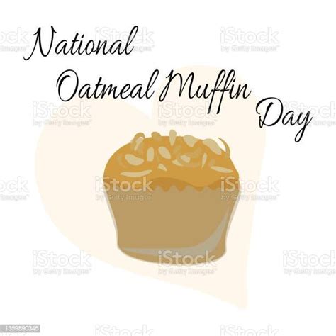 전국 오트밀 머핀데이 포스터 배너 전단지 엽서 또는 메뉴 장식에 대한 아이디어 12월에 대한 스톡 벡터 아트 및 기타 이미지 12월 건강한 식생활 곡초류 Istock