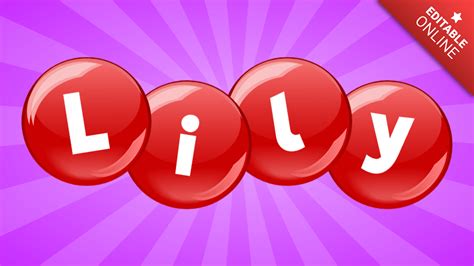 Lily Text Effect Generator