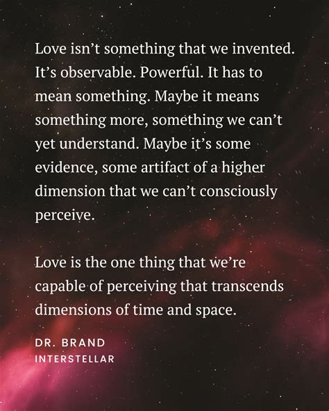 Interstellar Quote Christopher Nolan