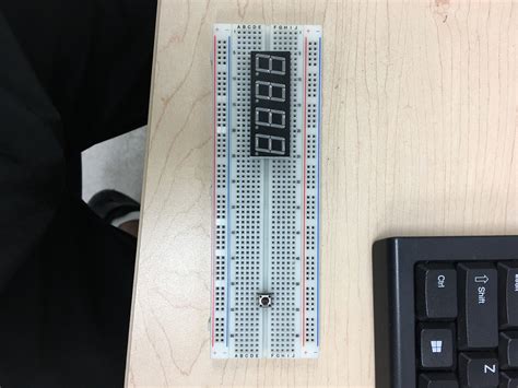 4 Digit 7 Segment Timer With Reset Button Trybotics