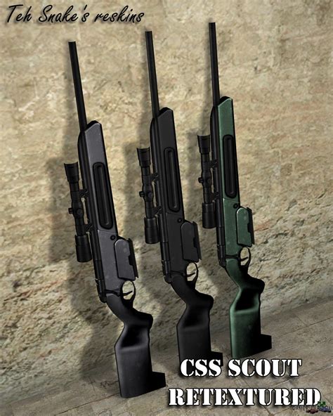 css scout retextured scout counter strike source weapon models