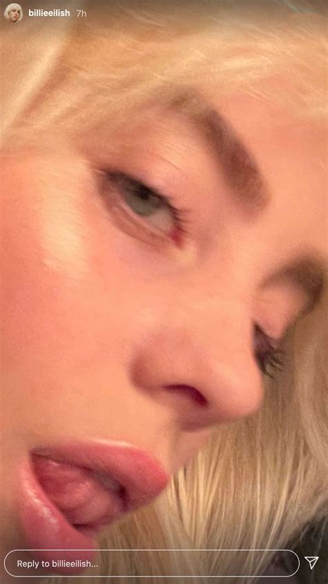 Billie Eilish Sticks Out Her Tongue In Seductive Photo After Shocking