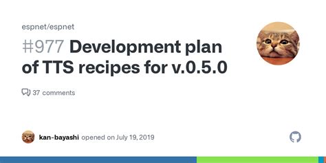 Development Plan Of TTS Recipes For V Issue Espnet Espnet GitHub