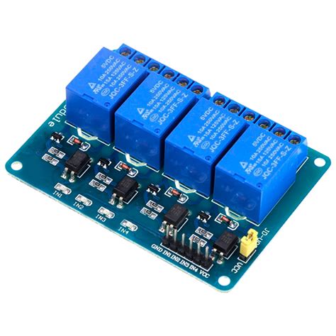Módulo Relé 4 Canais Projeto Automação Para Arduino Shopee Brasil