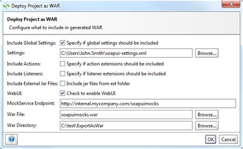 Deploying Mock Services As War Files Soap Mocking