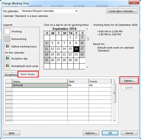 How To Edit Project Calendar In Microsoft Project Khuong Do Blog