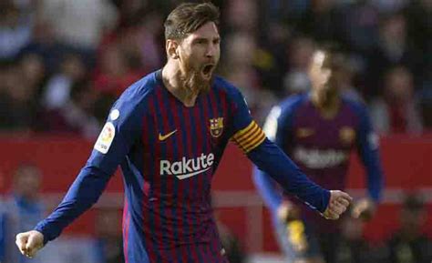 Con Tres Goles Y Una Asistencia De Messi Barcelona Venci A Sevilla