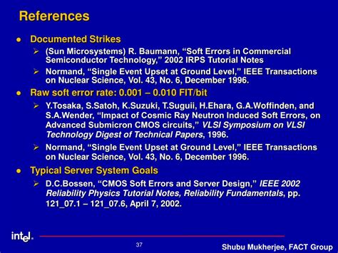 Ppt Radiation Induced Soft Errors An Architectural Perspective
